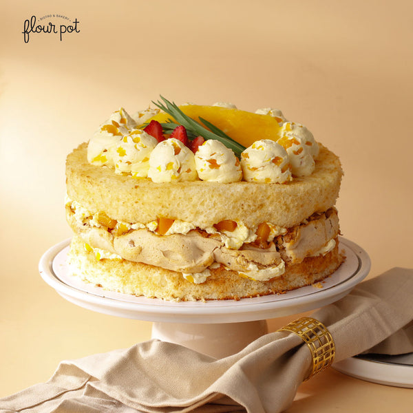 Mango Paradise Cake – Tropical, Light & Creamy | Flour Pot PH